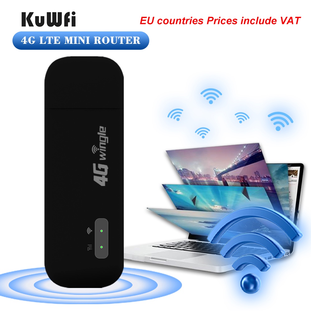KuWFi Mini 4G Router Wireless 4G USB Modem Wifi Dongle Unlocked Mini ...