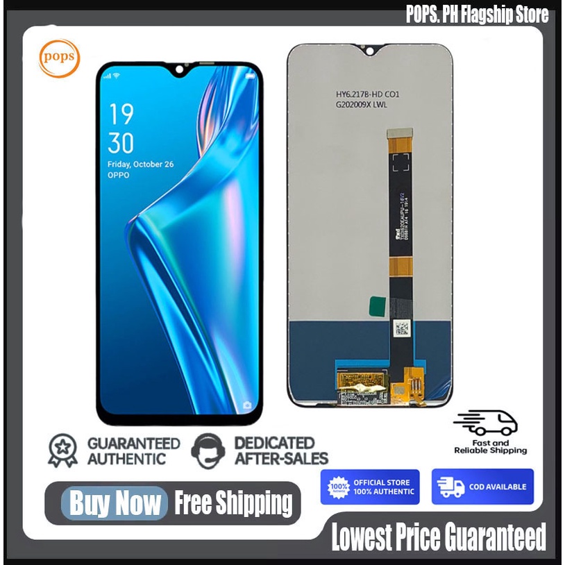 Oppo Realme LCD Oppo A5s A12 Realme 3 LCD Digital Touch Screen Display ...