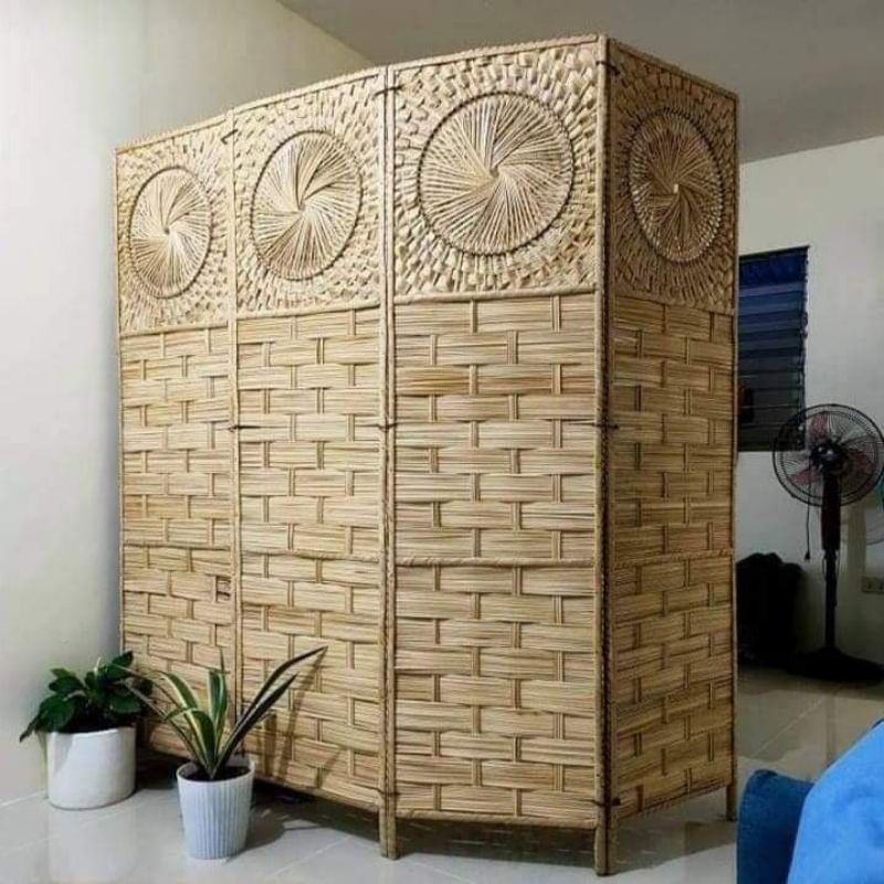 Buri Divider / Partition Divider/ Native Rattan divider | Shopee ...