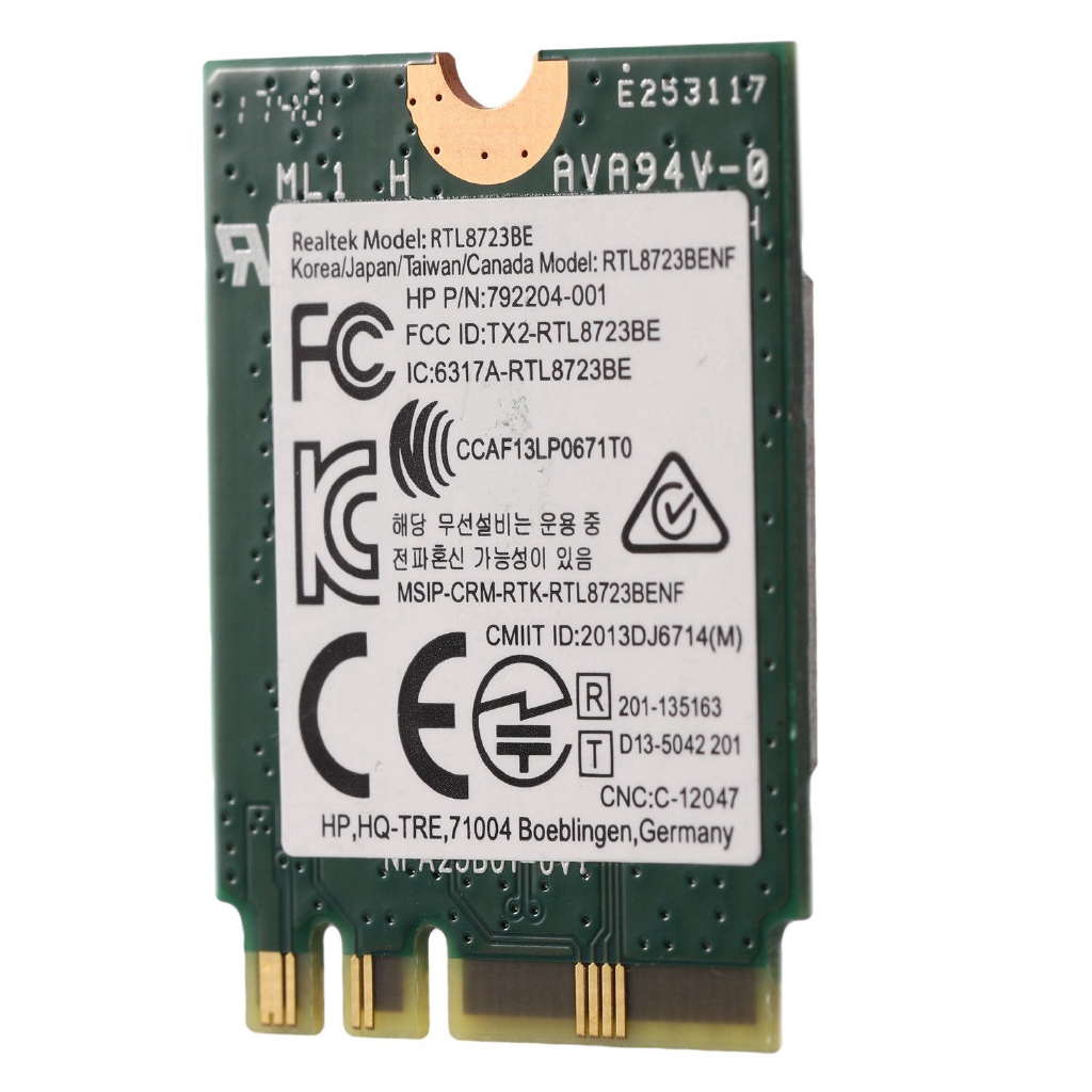 for Realtek RTL8723BE 802.11N WiFi Card Bluetooth 4.0 NGFF Card ...