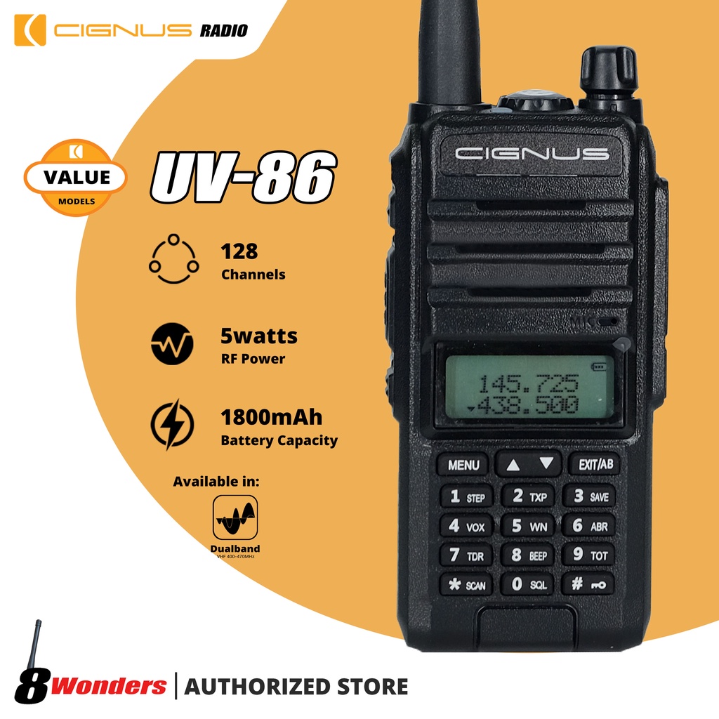 Cignus UV-86 Portable Radio Value | Shopee Philippines