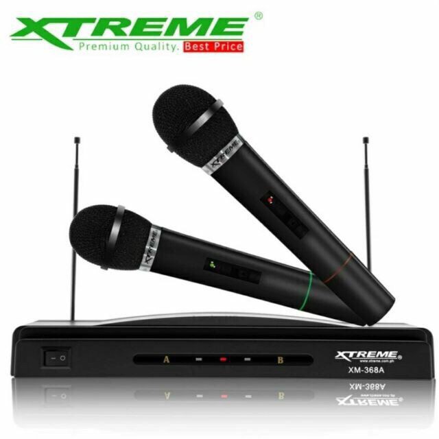 XTREME Professional Wireless Microphone XM-368A | Shopee Philippines