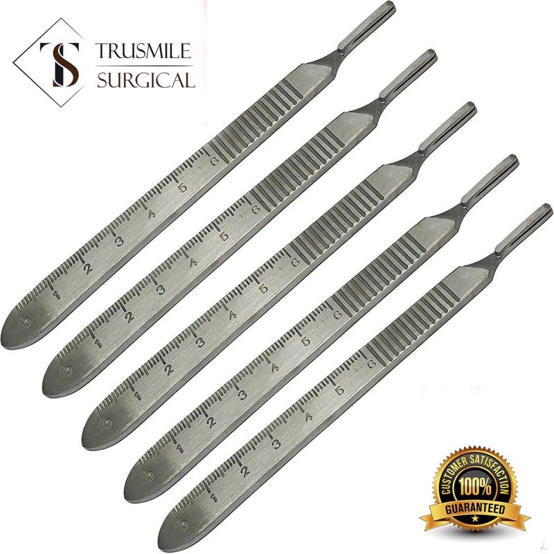 Trusmile Blade Holder #3 /Scalpel handle with engraved ruler | Shopee ...