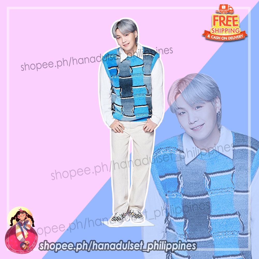 Kpop 5 inches | cake topper BTS Suga Standee ♥ [ version 11 ] | Shopee ...
