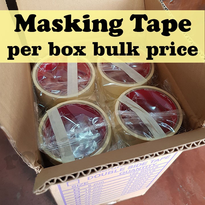 Masking Tape Bulk By The Box 1 inch, half inch, 2 inches, 3 inches ...