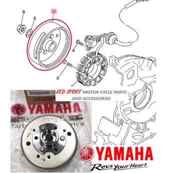 ROTOR ASSY / MAGNETO for Mio sporty / soulty /soul carb / fino carb ...