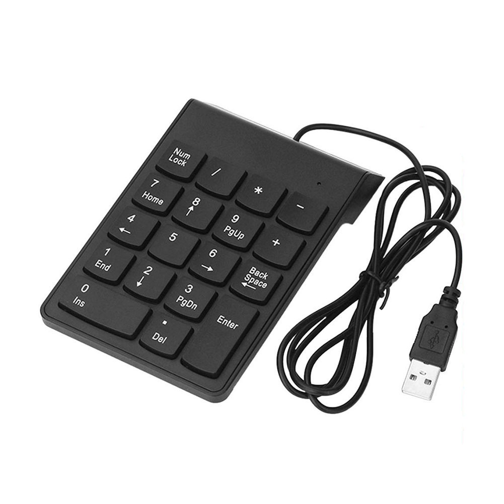 Ready Stock High Quality USB Numeric Keypad Mini Number Pad Numpad 18 ...