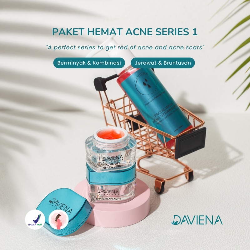 Daviena SKINCARE ACNE 1 Savings Package (There Is An ACNE GEL) | Shopee ...