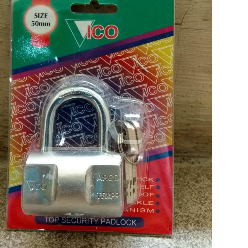 Vico Round Padlock 50 mm Short Neck pager Door Padlock | Shopee Philippines