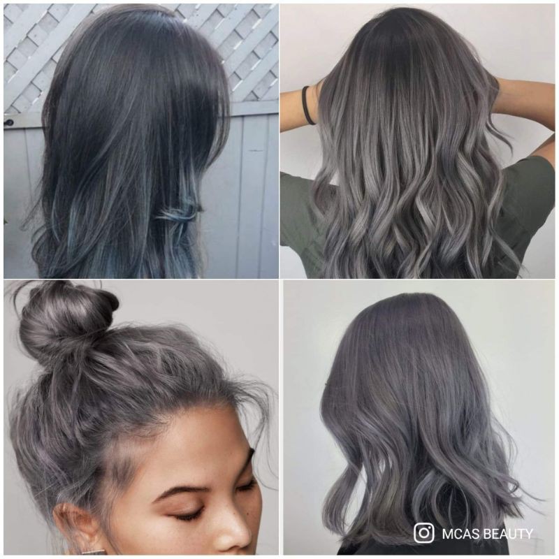 Dark Grey Permanent Hair Color (6.01) | Shopee Philippines