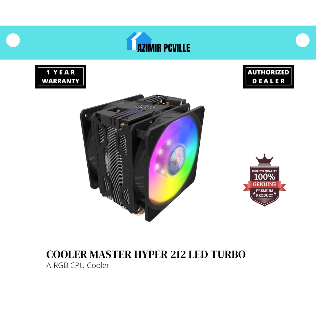 Cooler Master Hyper 212 Turbo ARGB Cpu Cooler | Shopee Philippines