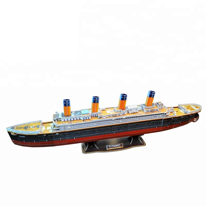 3D puzzle children titanic ship collectibles educational toy montessori ...