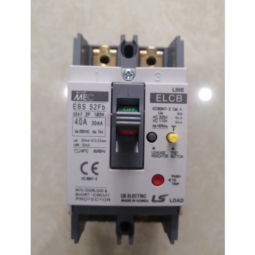 LS EBS 52Fb 2-phase block anti-shock ELCB | Shopee Philippines