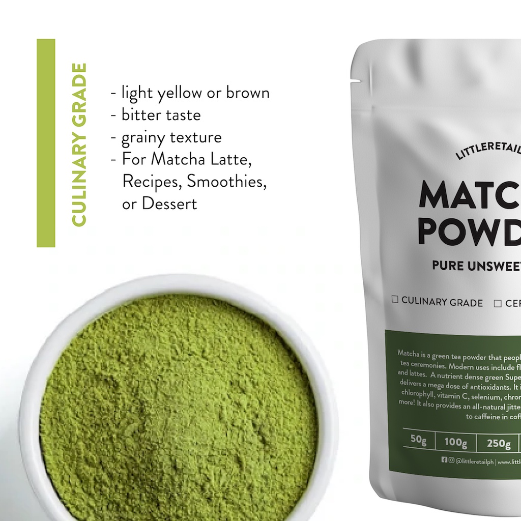 Pure Unsweetened Matcha Powder 250g, 500g , 1kg Keto /Low Carb Approved ...