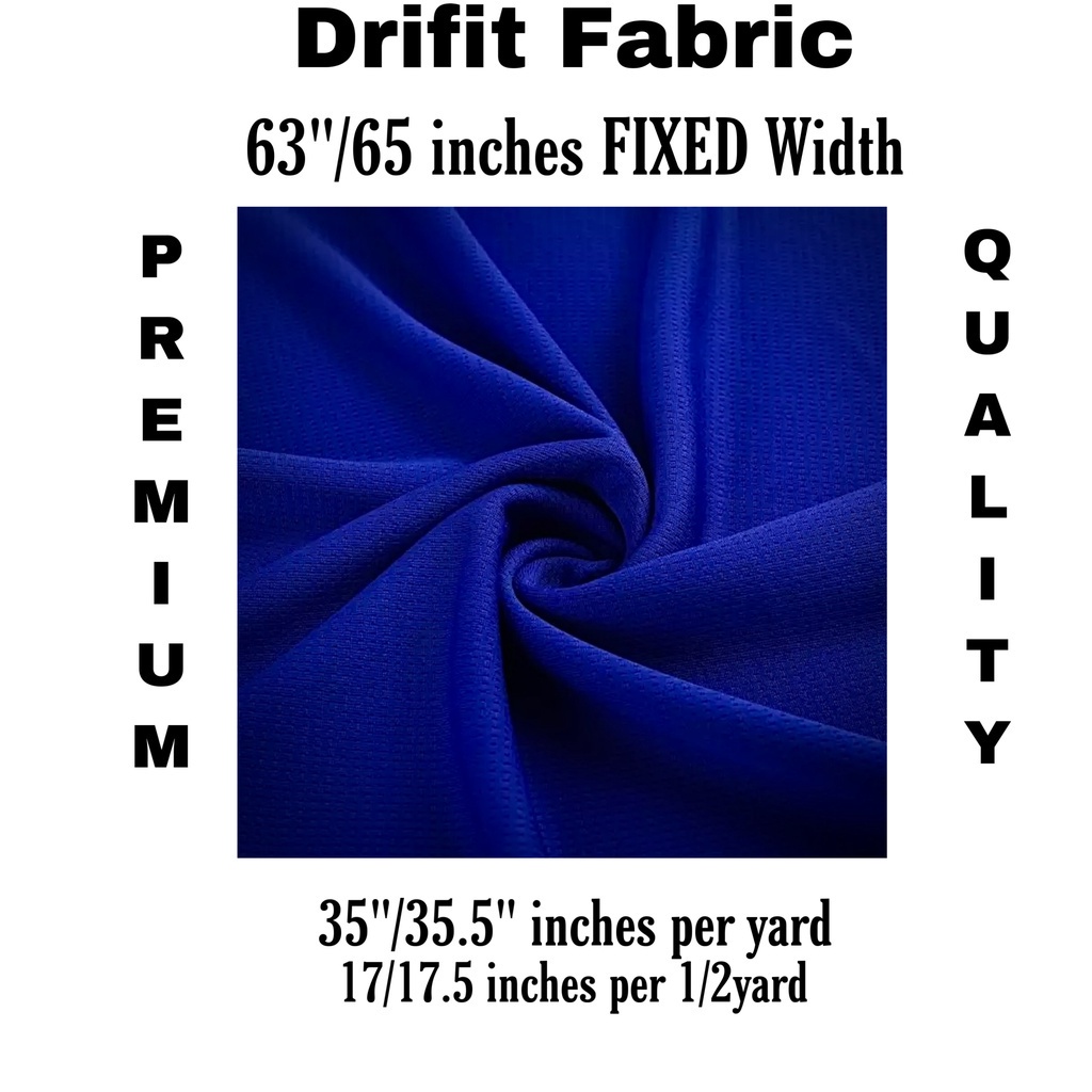 PREMIUM DRIFIT FABRIC per yard - AWJ Athletic Wicking Jersey [36 ...