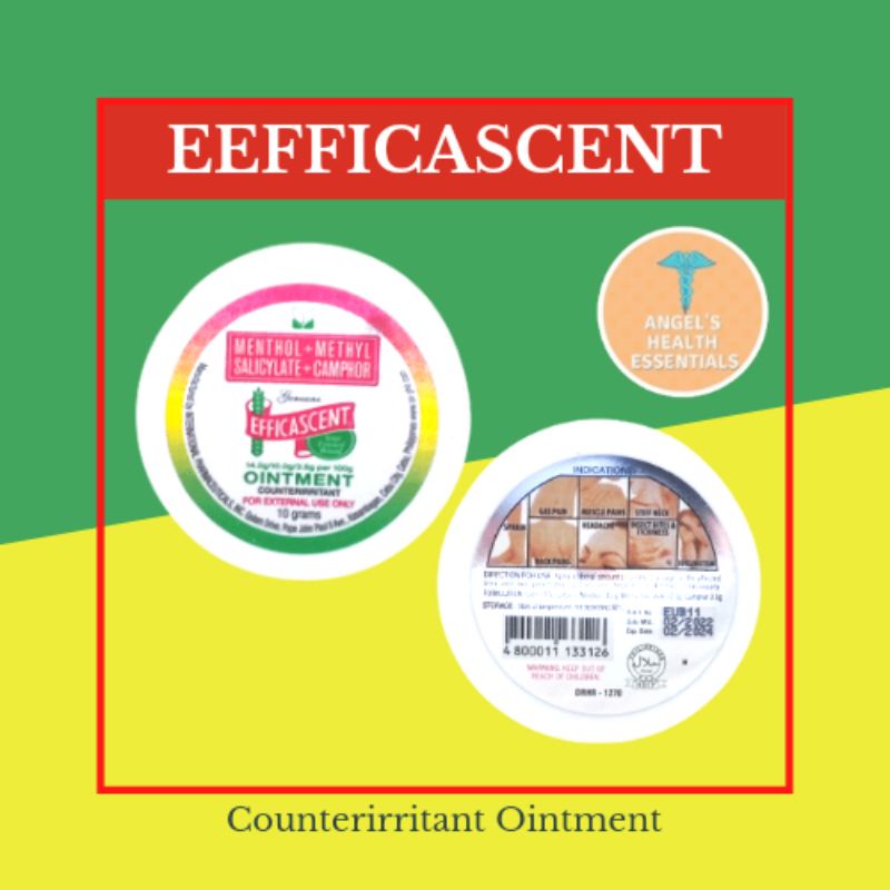 Efficascent Ointment 10g Authentic | Shopee Philippines
