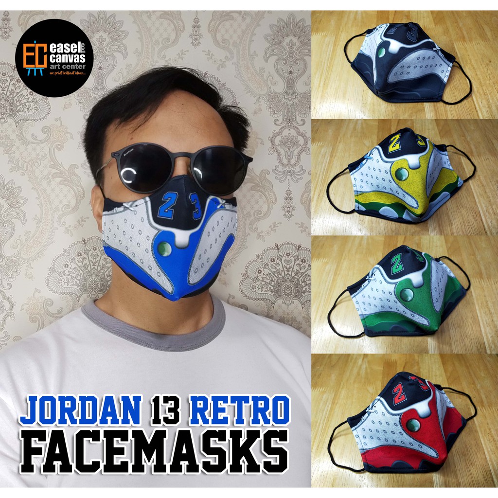 Jordan Thirteen Retro Neoprene Washable Face Masks | Shopee Philippines