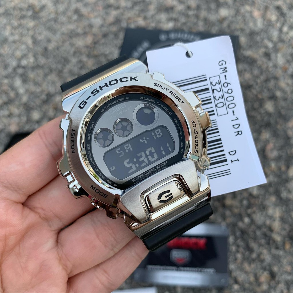 Original and brand new Casio G-Shock GM-6900-1 / GM6900-1 | Shopee ...