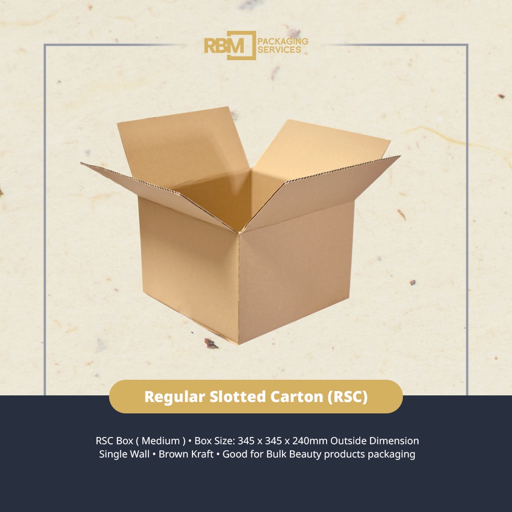 Corrugated RSC Box | Shipping Box | Packaging Box | 13.58 x 13.58 x 9. ...