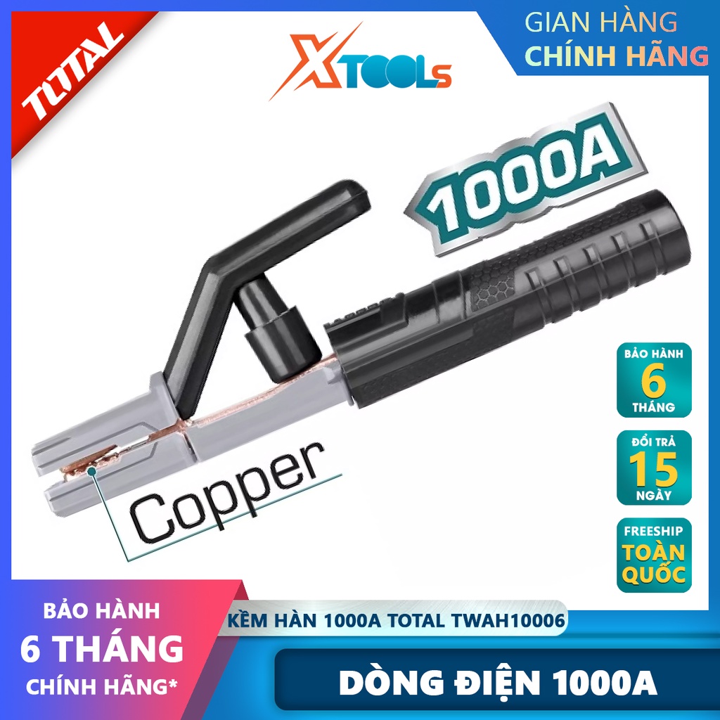 TOTAL TWAH10006 welding pliers 1000A welding pliers, Voltage 220-240V ...