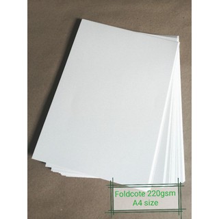25/50pcs Fold cote / Foldcote Board Paper 220gsm/250gsm/300gsm/320gsm ...