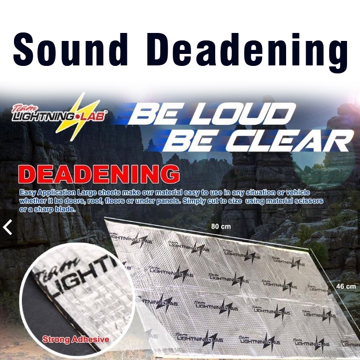 Lightning Lab Sound Deadening Sound Damping mat 46 x 80cm | Shopee ...