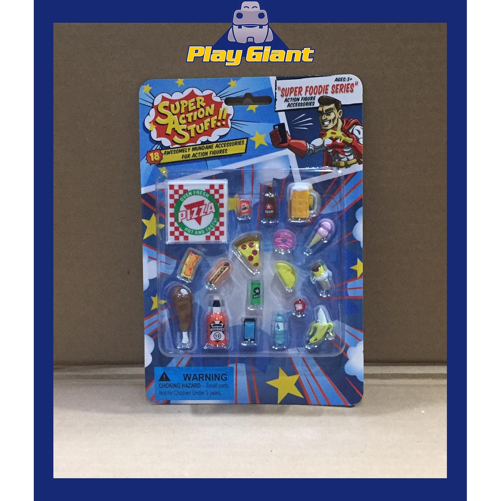 Super Action Stuff!! Super Foodie Series Action Figure Accessories ...