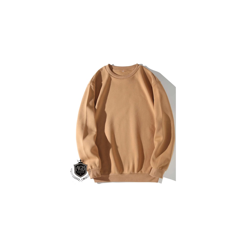 MNL Pure Color Unisex Sweater Longsleeve Sweatshirt Crewneck Knit ...