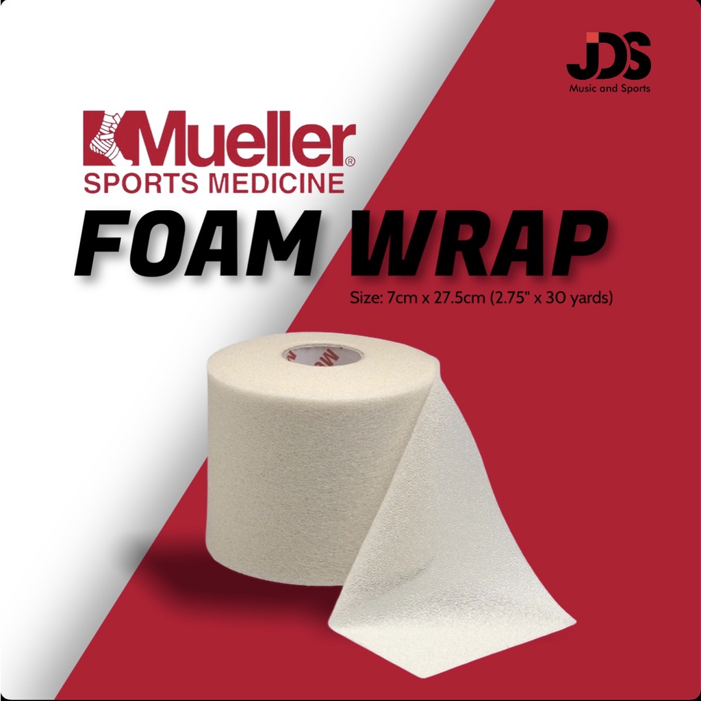 Mueller Foam Wrap 7cm x 27.5cm (2.75" x 30 yards) | Shopee Philippines