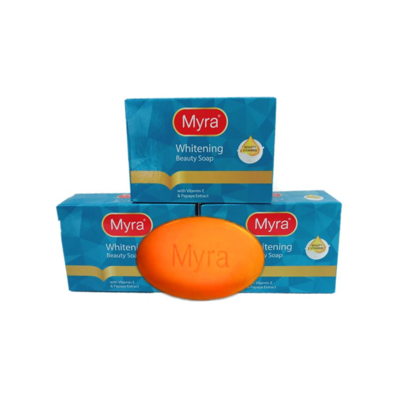 3 Pcs x 90g Myra Whitening Soap | Shopee Philippines
