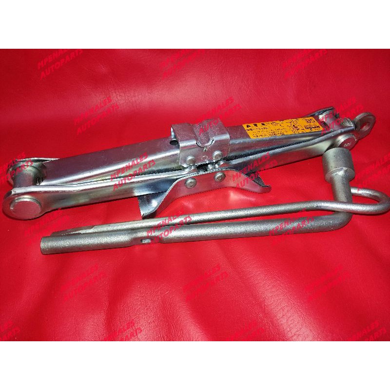 MECHANICAL SCISSOR JACK WITH FREE WRENCH 900KG SILVER JAPAN SURPLUS ...