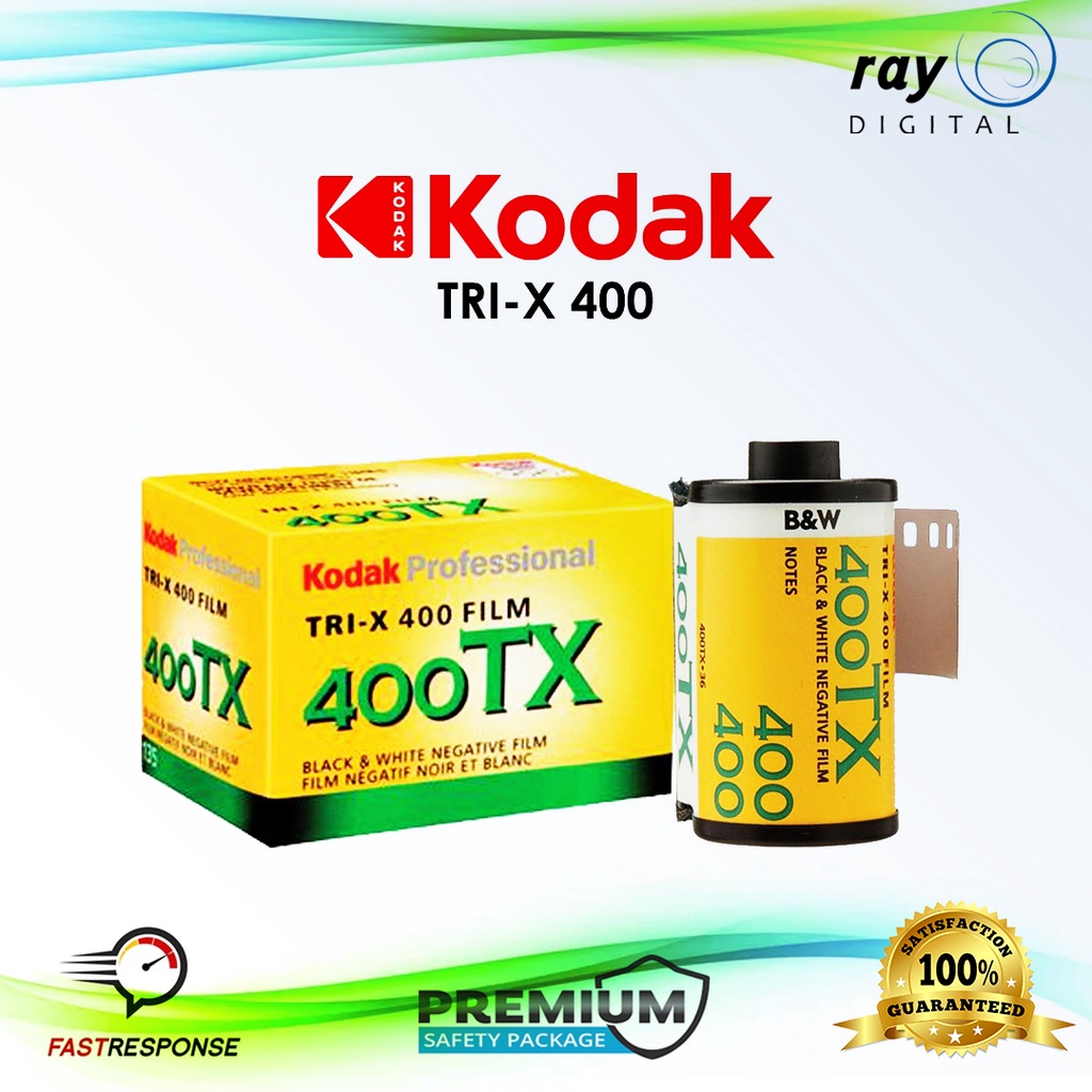 Kodak Professional Tri-X 400 Black and White Negative Film (35mm Roll ...