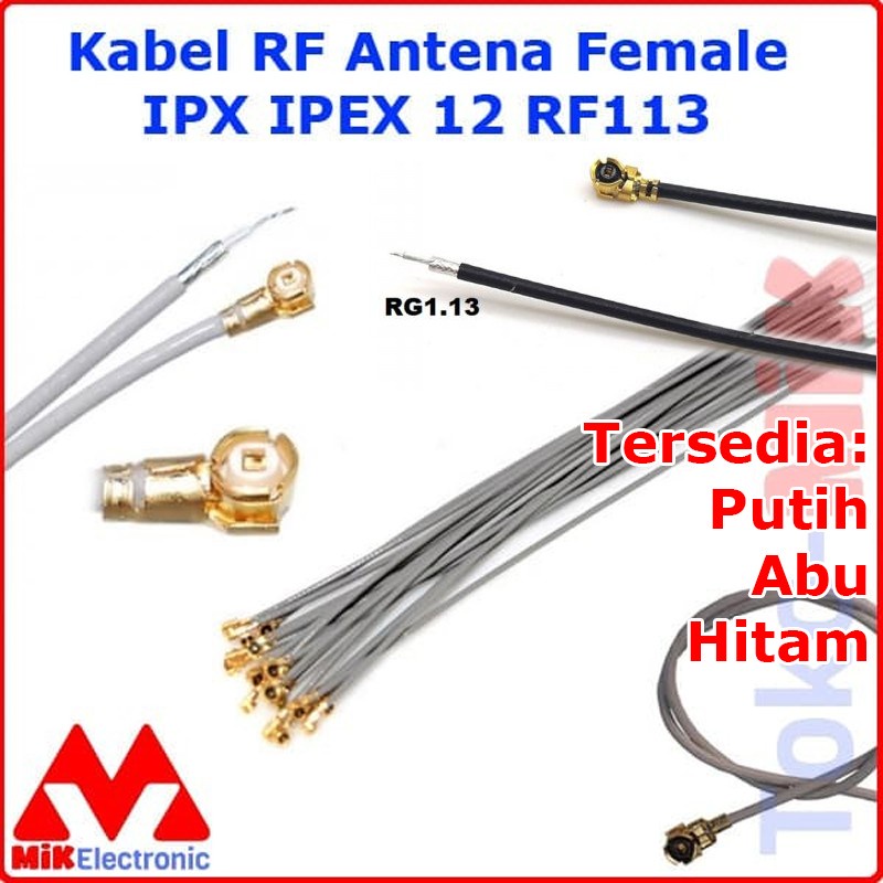 RF CABLE FEMALE ANTENNA IPX IPEX 13 RF113 CONNECTOR 4G ANTENNA | Shopee ...