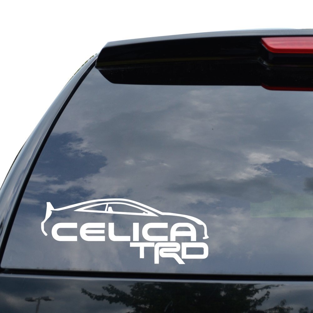 CELICA TRD TOYOTA Decal Sticker Car Truck Motorcycle Window Ipad Laptop ...