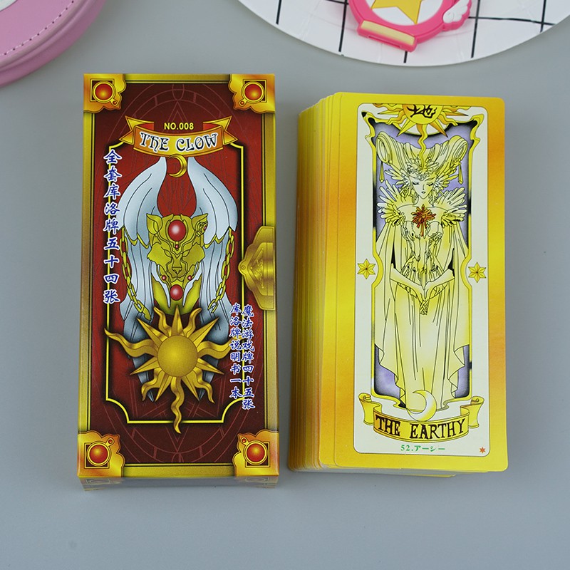 Cardcaptor Sakura Card Sets 56PCS+Extra 3 TCG Cards Magic Tarot Card ...