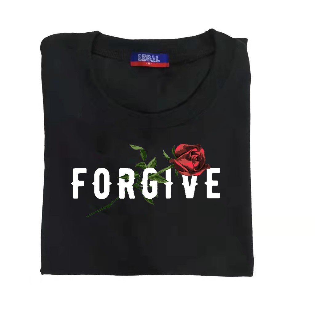 New Rose Forgive Designed Solid Drop Shoulder T Shirt (Unisex) | Shopee ...
