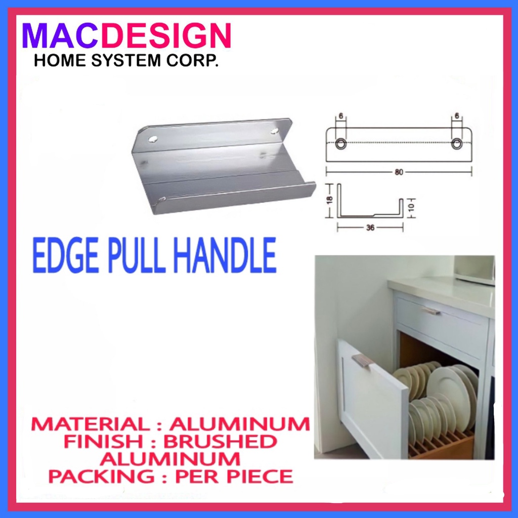 SISTEMA EDGE PULL ALUMINUM HANDLE | Shopee Philippines