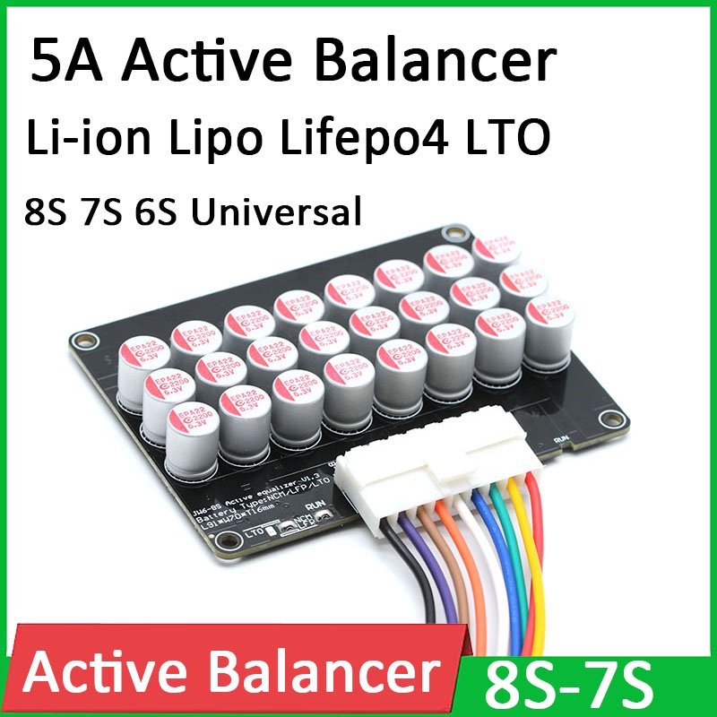 3S 4S 5S 6S 7S 8S 10S 12S 13S 14S 16S 17S 20S 21S 5A Lithium Battery Active Balance Board ...