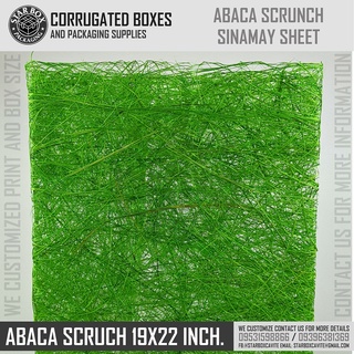 Starbox Abaca Scrunch Mat Sinamay Fabric Sheet Wrapper Gift Packaging ...