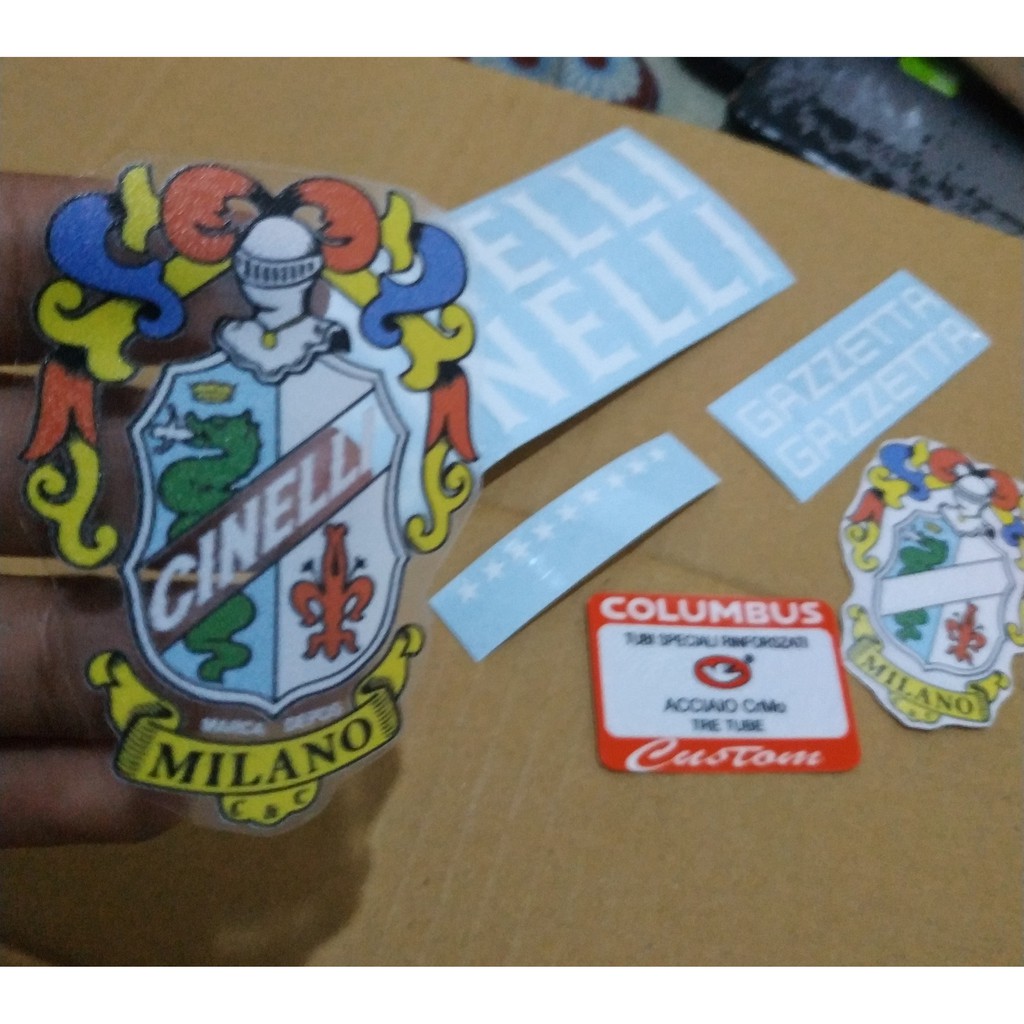 Cinelli Gazette Frame Decal Sticker | Shopee Philippines