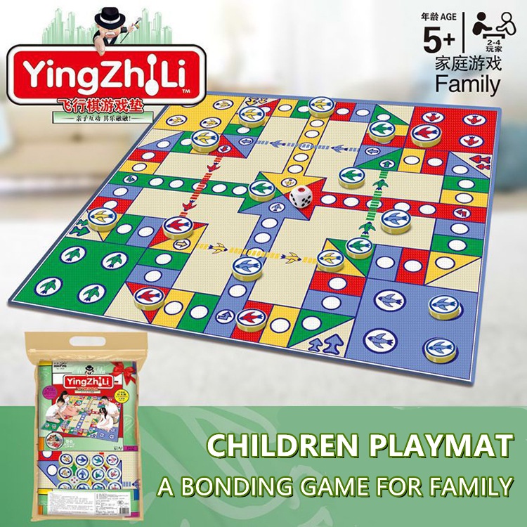 BABY CHILDREN PLAYMAT CHESS GAME MONOPOLY PLAYMAT FAMILY BONDING SAFE ...