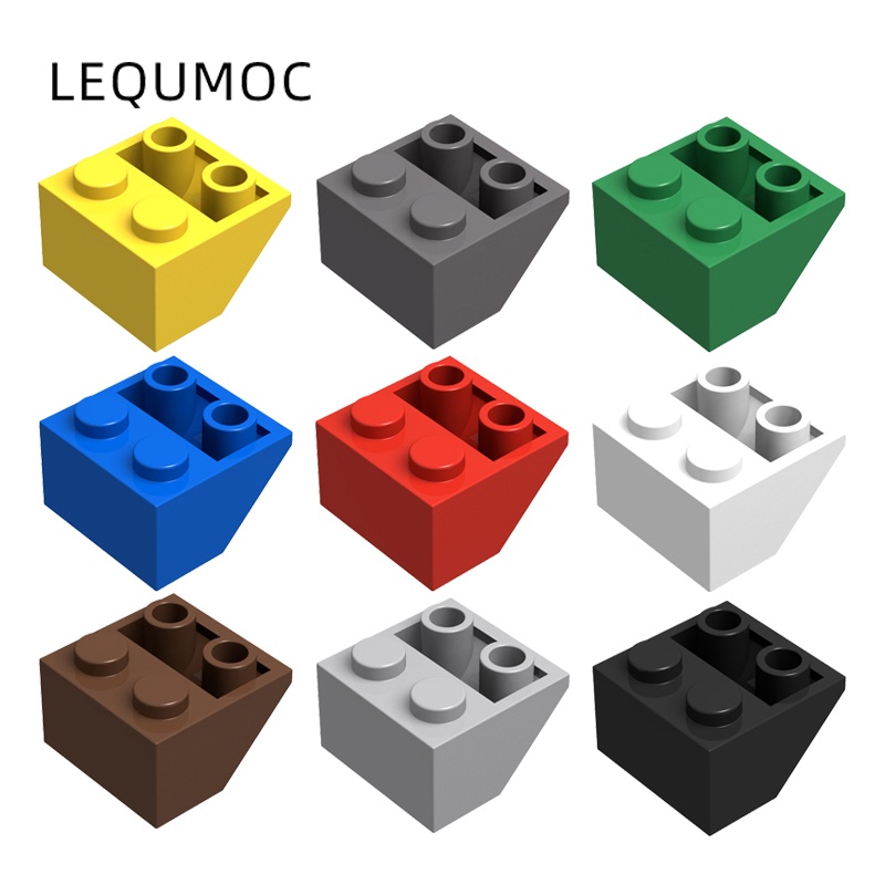 lego parts 3660 normal 2x2 slope face reverse brick 20pcs | Shopee ...
