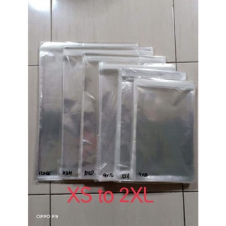 big size Opp clear plastic with adhesive 100pcs/pack | Shopee Philippines