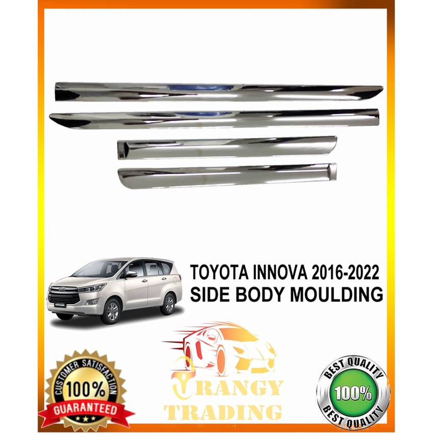 Toyota Innova 2016 to 2024 Side Body Moulding Trim Chrome 2017 2018 ...