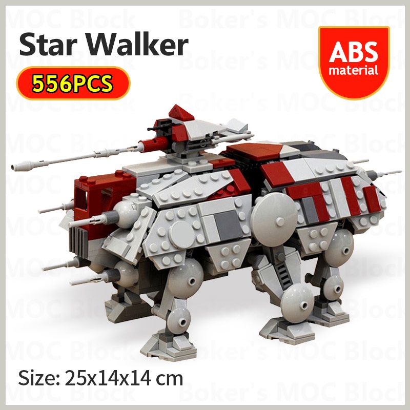 Space Series Wars Building Blocks MOC RC Space Walker Model Movie ...