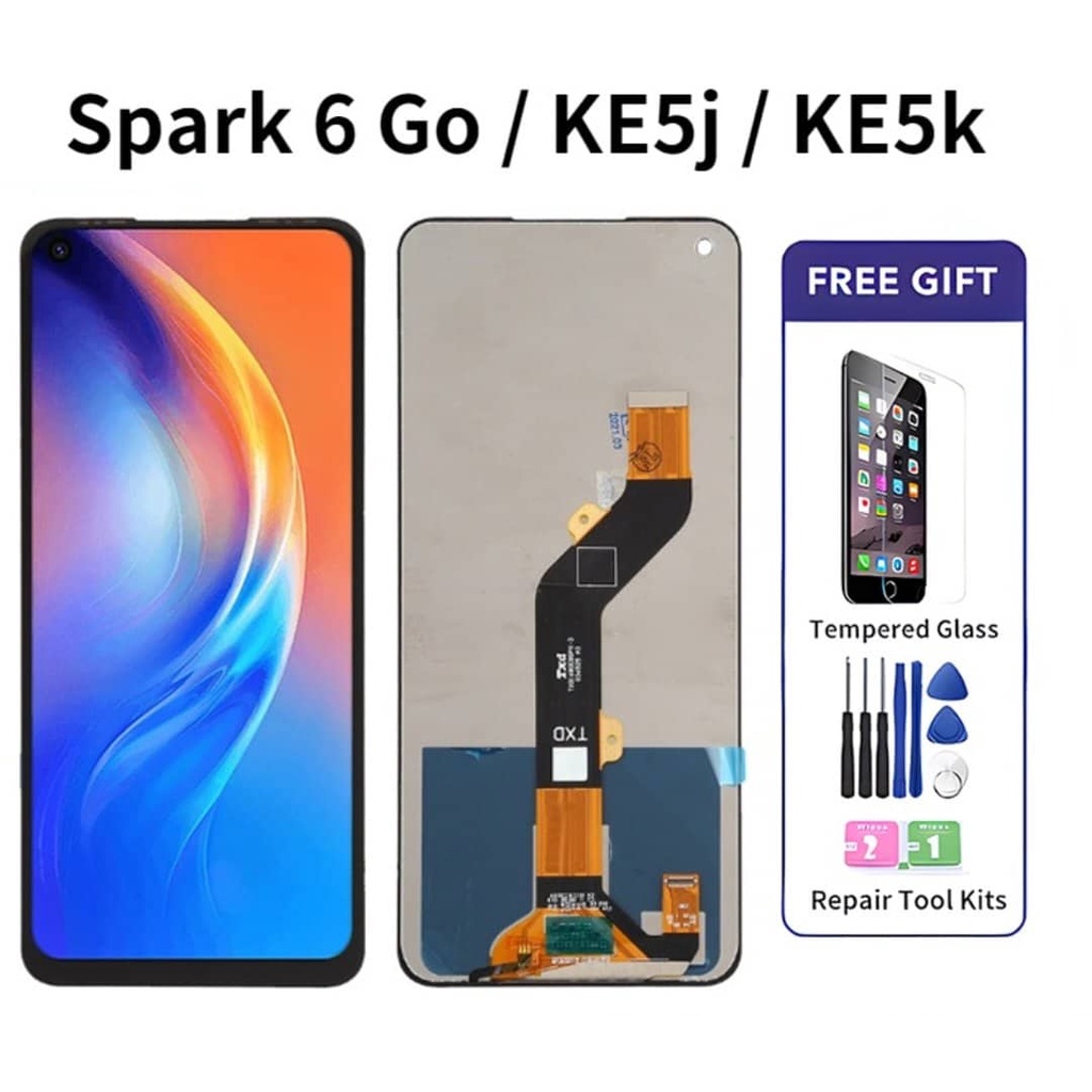 LCD FOR HOT10i/HOT30i/GO1/POUVIOR4/SPARK10C/POP6PRO/CAMON18/HOT11S ...