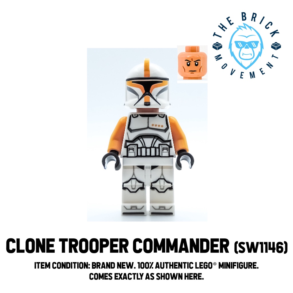 LEGO® STAR WARS Clone Trooper Commander Minifigure | Shopee Philippines