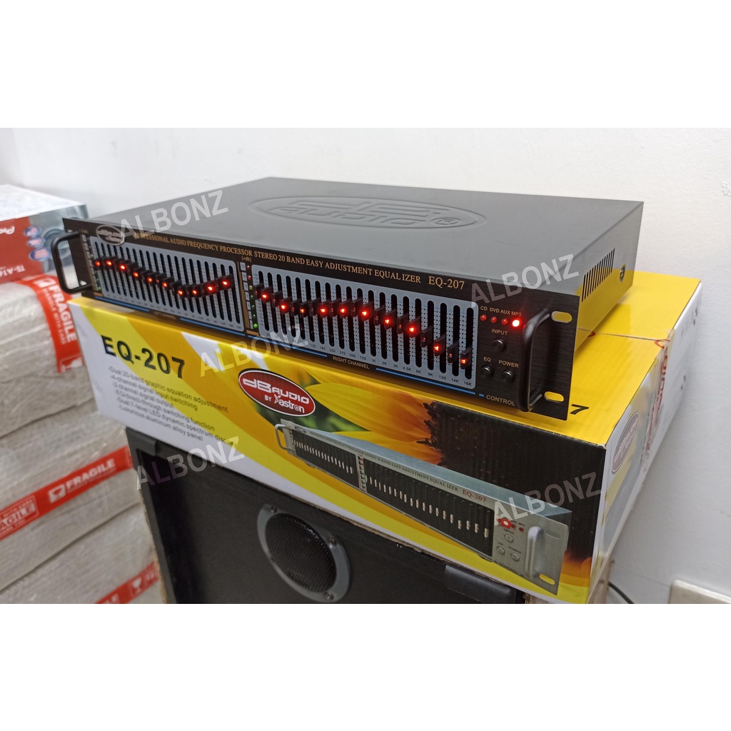 DB Audio Equalizer EQ-207 Dual 20 Band Graphic Equalizer | Shopee ...