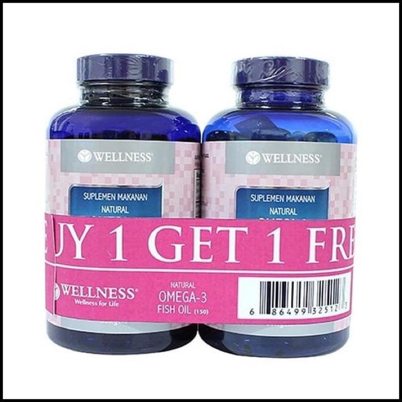 Wellness Omega 3 Fish Oil 1000 mg 150 Sofgelt | Shopee Philippines