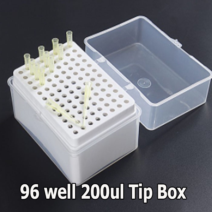 Pipette Tip Box 200ul x 96 well Pipette Tips Holder Box | Shopee Philippines